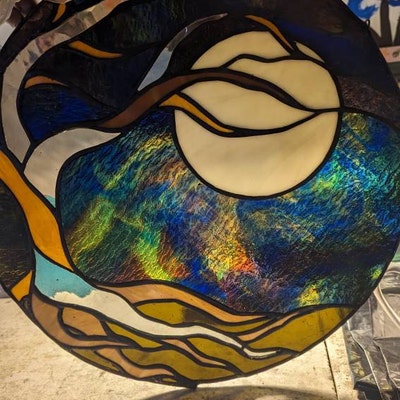 Marijuana Leaf Stained Glass Pattern PDF Digital File - Etsy