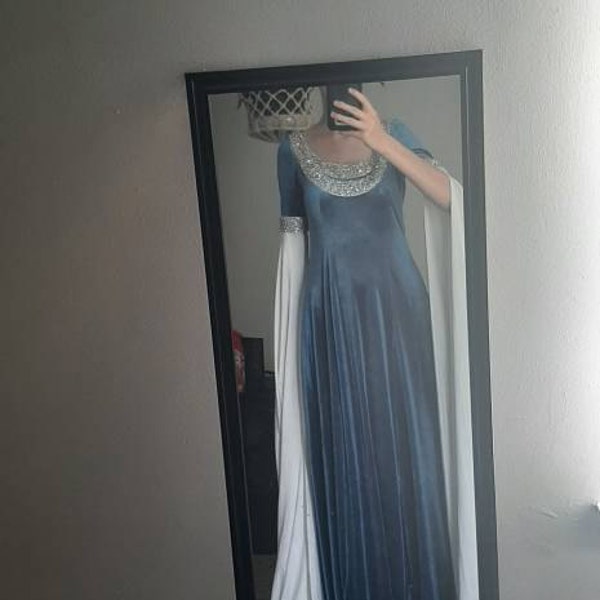 Arwen Blue Costume - Arwen Blue Dress - Etsy UK