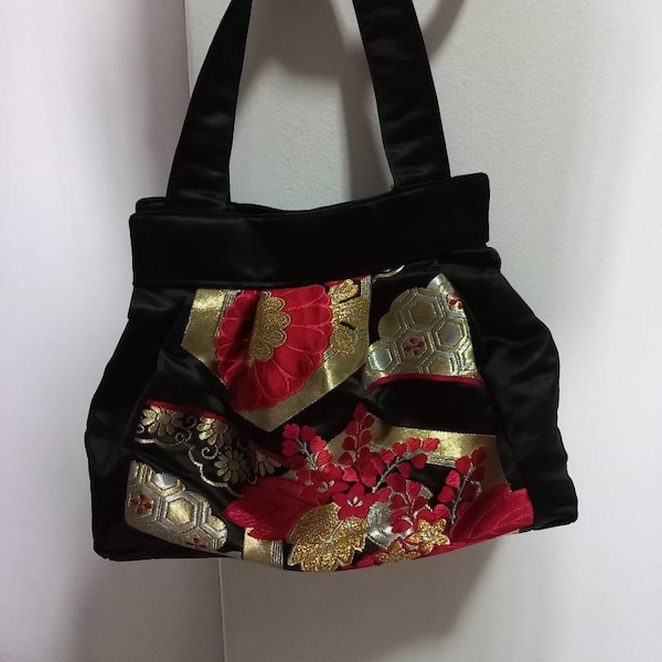 Kimono Obi Purse, Azuma Bag, Origami Bag, Japanese Purse, Handbag ...