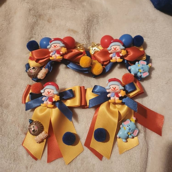 Circus Clown Accessory Set, Blue Red Yellow With Battery and Lights ...