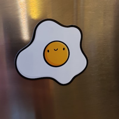 Egg Sticker Vinyl Sticker Waterproof Sticker Kawaii - Etsy