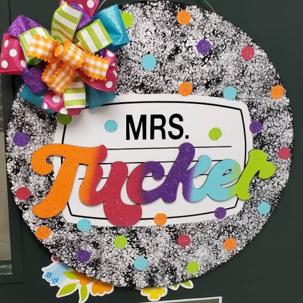 Teacher Composition Notebook Door Hanger - Etsy