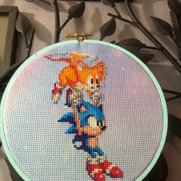 Sonic & Tails - Funny Cross Stitch Pattern PDF Instant Download - Etsy