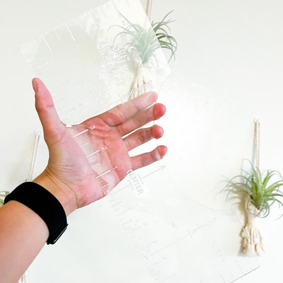 T-shirt Alignment Tool / Ruler / Guide Premium Sturdy 1/8th Inch Cast ...