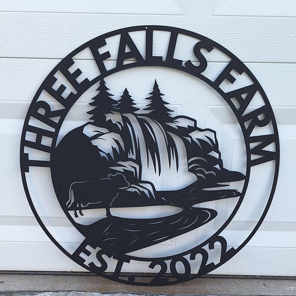 Family Crest Metal Sign, Your Family Crest, Custom Metal Sign, Family ...