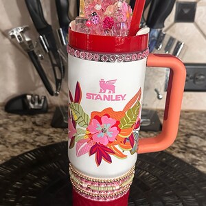 Pink Cat Stanley Topperkitty Bow Stanley Topperstanley Neon Pink ...
