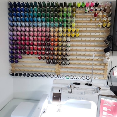 192 Spool Thread Rack 2 Inch Spacing-thread Organization, Thread ...