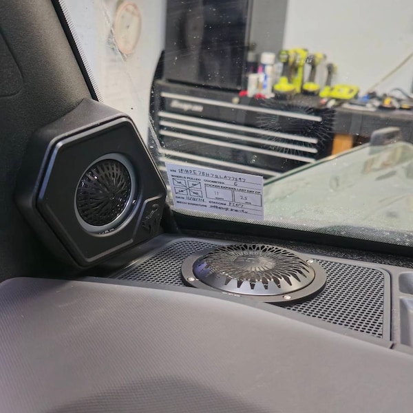 Ford F-SERIES A-PILLAR Tweeter Pods 2015-2020 (pair) Size Customizable ...