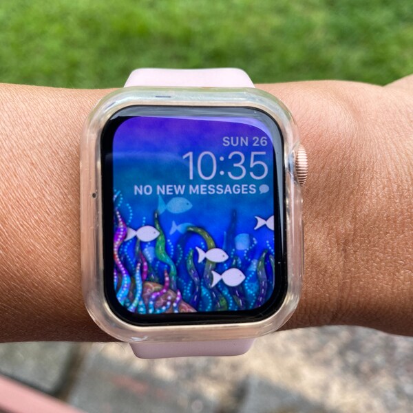 Apple Watch Wallpaper Reef Life Watch Face - Etsy