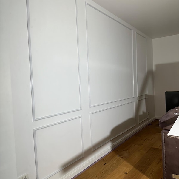Easy DIY Wall Molding Kit Transform Your Space With Pre-cut Bespoke ...