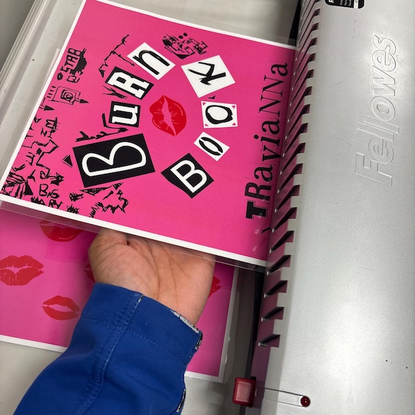 Burn Book SVG, Burn Book PNG, Burn Book Canva, Burn Book Cricut, Burn ...