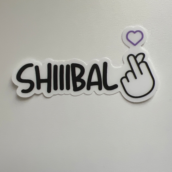 Shibal in English Clear Sticker: Kdrama Kpop Stickers - Etsy
