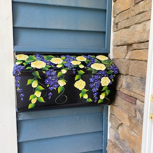 Beautiful Hand Painted Mailboxes Faux Weathered, Patina Custom Mailbox ...