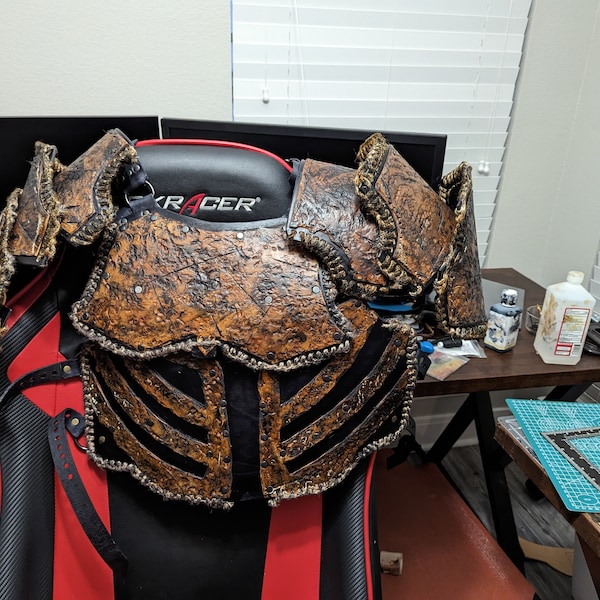 Digital Leather Armor Chest Plate PATTERN - Viking Set - Etsy
