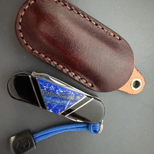 Sak 58 Mm Leather Shell , Sheath , Pocket Pouch for Victorinox 58mm ...