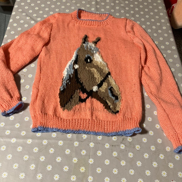 Bicycle Sweater Knitting Pattern PDF Download to Fit Children's Size 20 ...