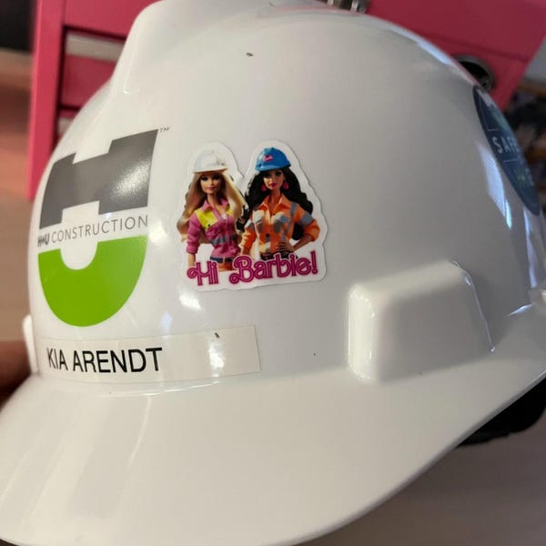 Women in Construction Stickers - Etsy