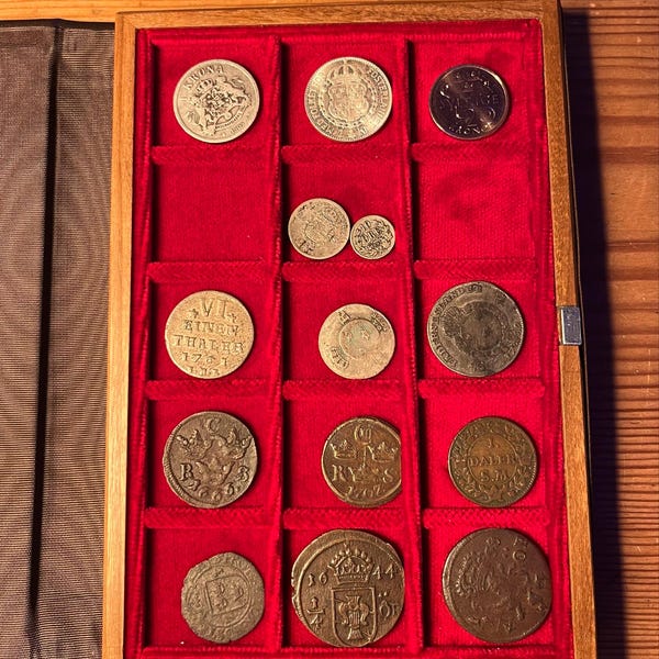 Art. CAP08 Wooden Coin Cabinet for Ancient Coins, Gold, Silver. Coin ...