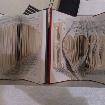 Book Folding Patterns: Capital Letters - Etsy