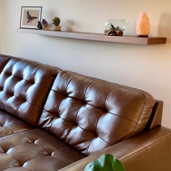 Floating Shelves | Custom Sizing | Strong Shelves | Steel Bracket ...