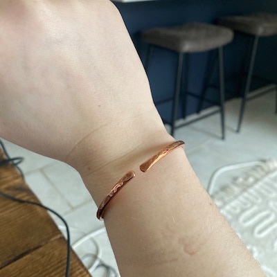 Large Scarf Ring Hammered Copper Scarf Slide Buckle. Hand - Etsy UK