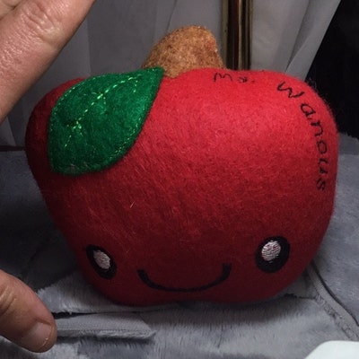 Apple Stuffie Embroidery Design Kawaii Kawaii Machine - Etsy