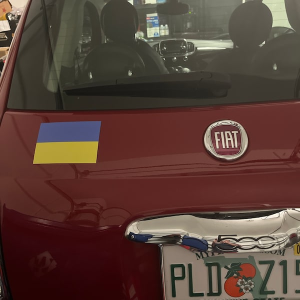 Ukraine Ukranian Flag Car Magnet Decal - 4 X 6 Heavy Duty for Car Truck ...