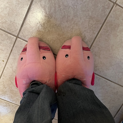 Coddies Blobfish Slippers Fish Slippers, Funny Gift, Plush Slippers ...