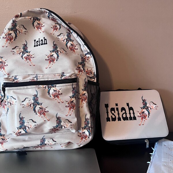 Personalized Western Backpack, Western Backpack, School Backpack ...