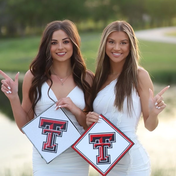 Custom Graduation Cap, Texas Tech, University of Texas, A&M, Aggie ...