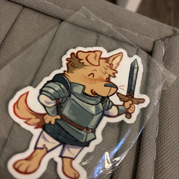 Dog Laios Stickers | Dungeon Meshi - Etsy