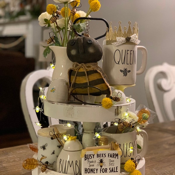 12 Bees,bee Decor,bee Centerpiece,honey Bee, Bee Party,bee Baby Shower ...