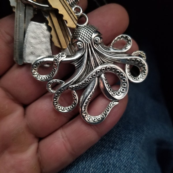 Octopus Key Chain | Octopus Key Ring | Octopus Purse Charm | Stocking ...