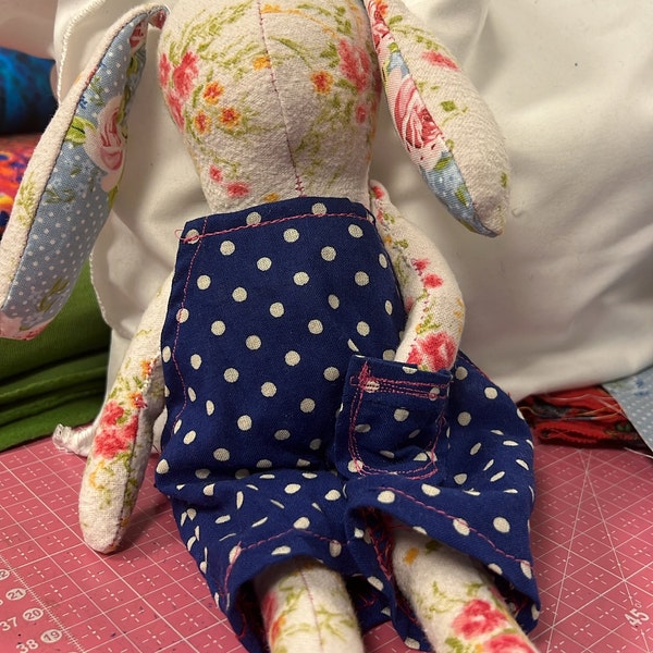 Cat sewing pattern, 12 stuffed cat doll with clothes, pdf tutorial ...