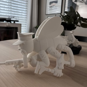 Navy Sea Bee Paintable 3D Model. - Etsy