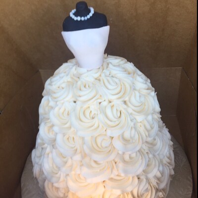 Mannequin Bridal Dress Cake Topper - Etsy