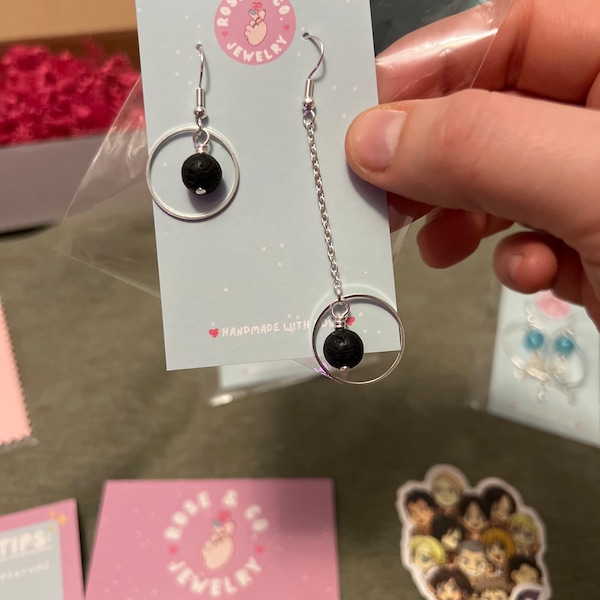 Cursed Speech Sorcerer Anime Inspired Earrings - Etsy