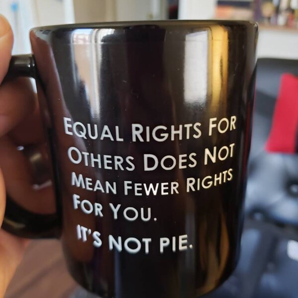 Equal Rights Gift. Equal Rights Mug. Political Mug. Feminism Gift ...