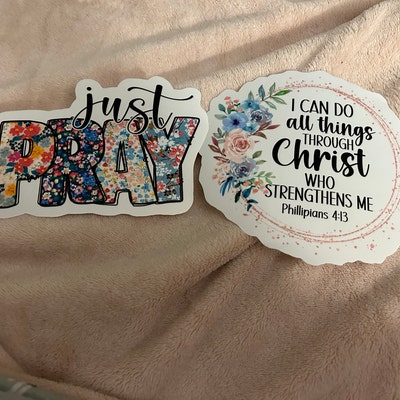 Be Still and Know Sticker, Bible Sticker Pack, Faith Stickers ...