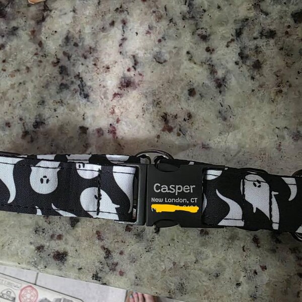 I Love You Smore Dog Collar, Sage Green, Martingale With Buckle ...