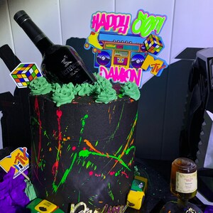 Movie Cinema Night Clapboard Director cake Topper | Etsy