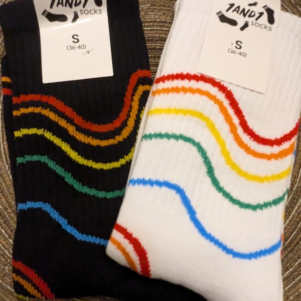 Long Plain "basic White" Socks Set of 6, White Casual Socks, Natural ...