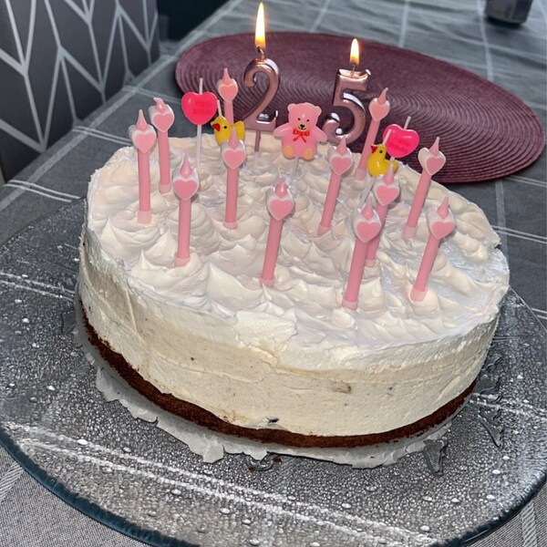 Pastel Color Happy Birthday Letter Candles| HBD Candles - Etsy