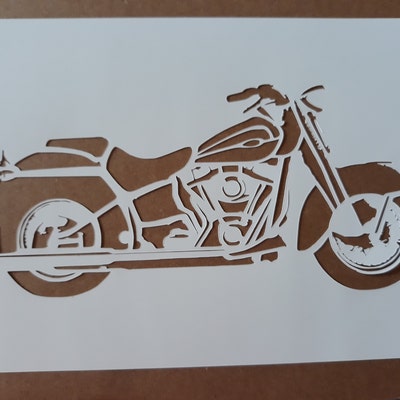 Motorcycle Reusable Stencil many Sizes - Etsy