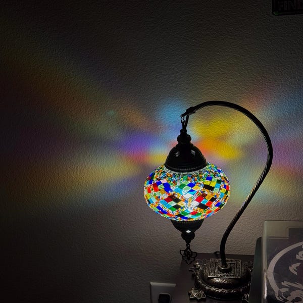 10 Variation - Turkish Lamp Mosaic Table Lamp | Turkish Moroccan Lamp ...