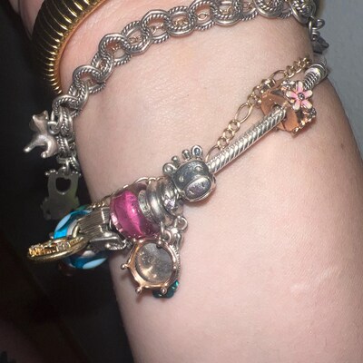 New Pandora Rose Gold Pink Pave Daisy Flower Charm 788797C01 W/box - Etsy