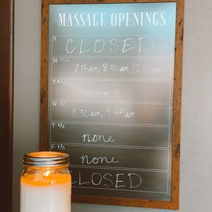 Rustic Large Week Calendar , 24x36 Weekly Planner , Weekly Calendar ...