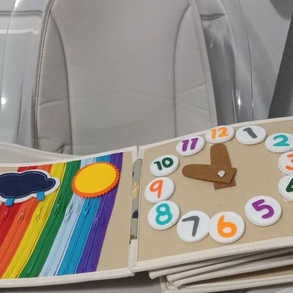 Montessori Quiet Book | Princess Adventures | Soft Activity Book for ...