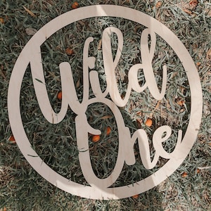 Wild One Sign Wild One Birthday Decor Photo Prop First | Etsy