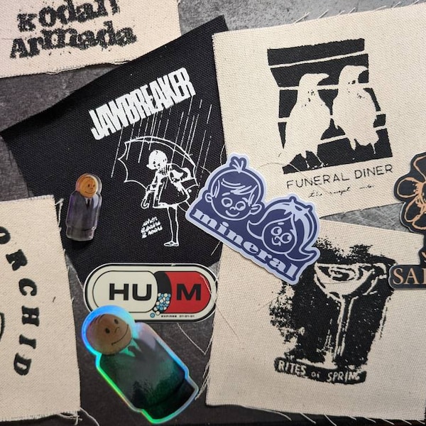 Jeromes Dream Laying Screen Printed Canvas Patch 4" Logo Screamo - Etsy